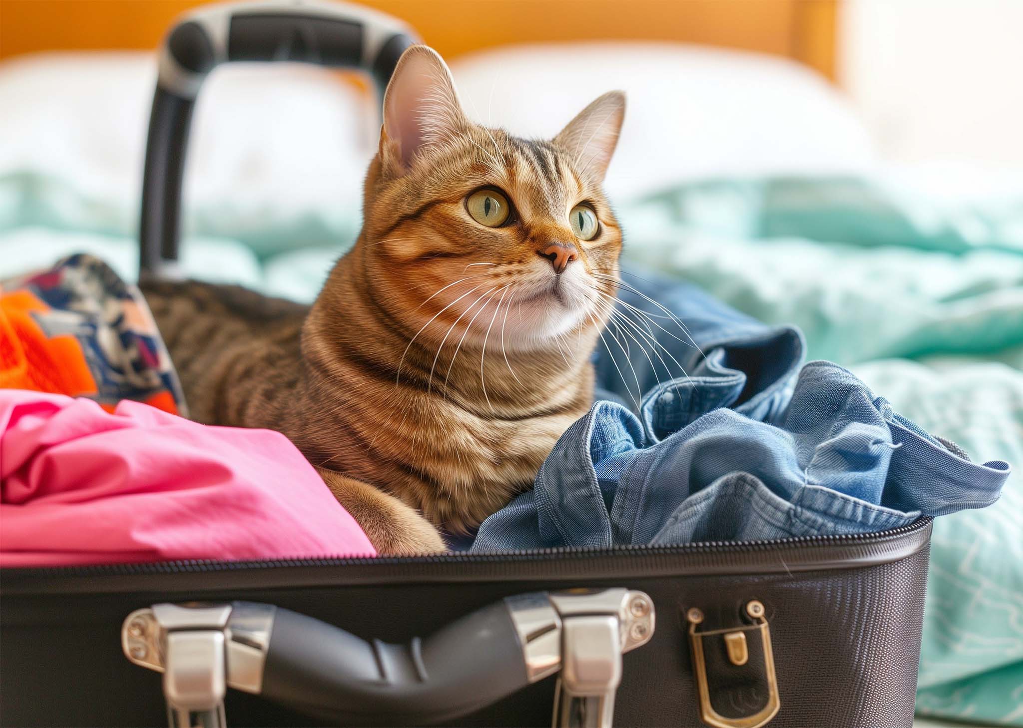 6 wichtige Formalitäten für Ihre Katze vor dem Urlaub